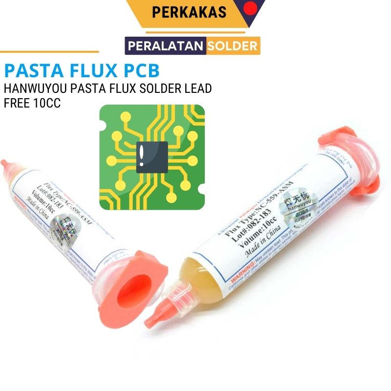 Jual Flux Pasta Bebas Timbal 10cc untuk Memperbaiki Komponen PCB | Shopee Indonesia