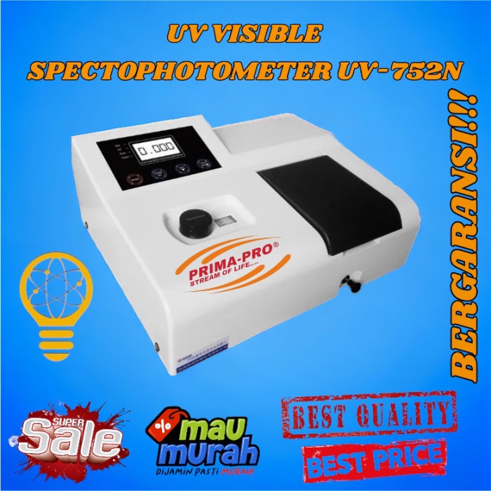 Jual UV Visible Spectrophotometer UV-752N Vis Spektrofotometer Lab ...