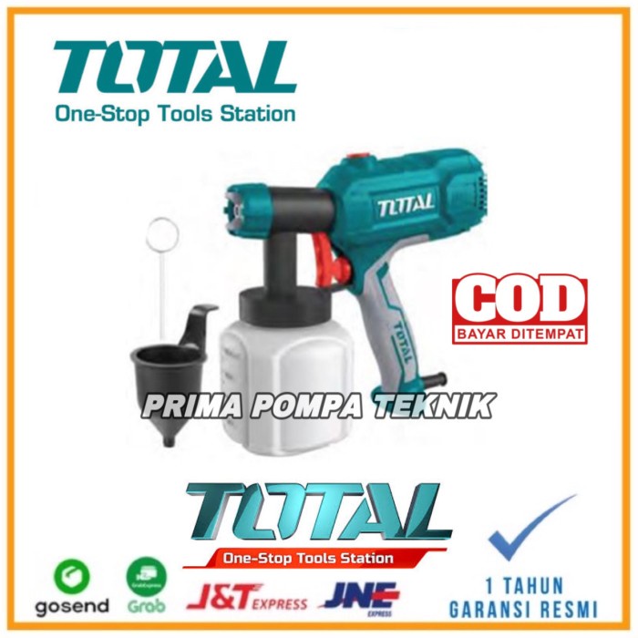 Jual TOTAL SPRAY GUN LISTRIK / SPRAY GUN 450W TT3506 SPRAY GUN ELEKTRIK ...