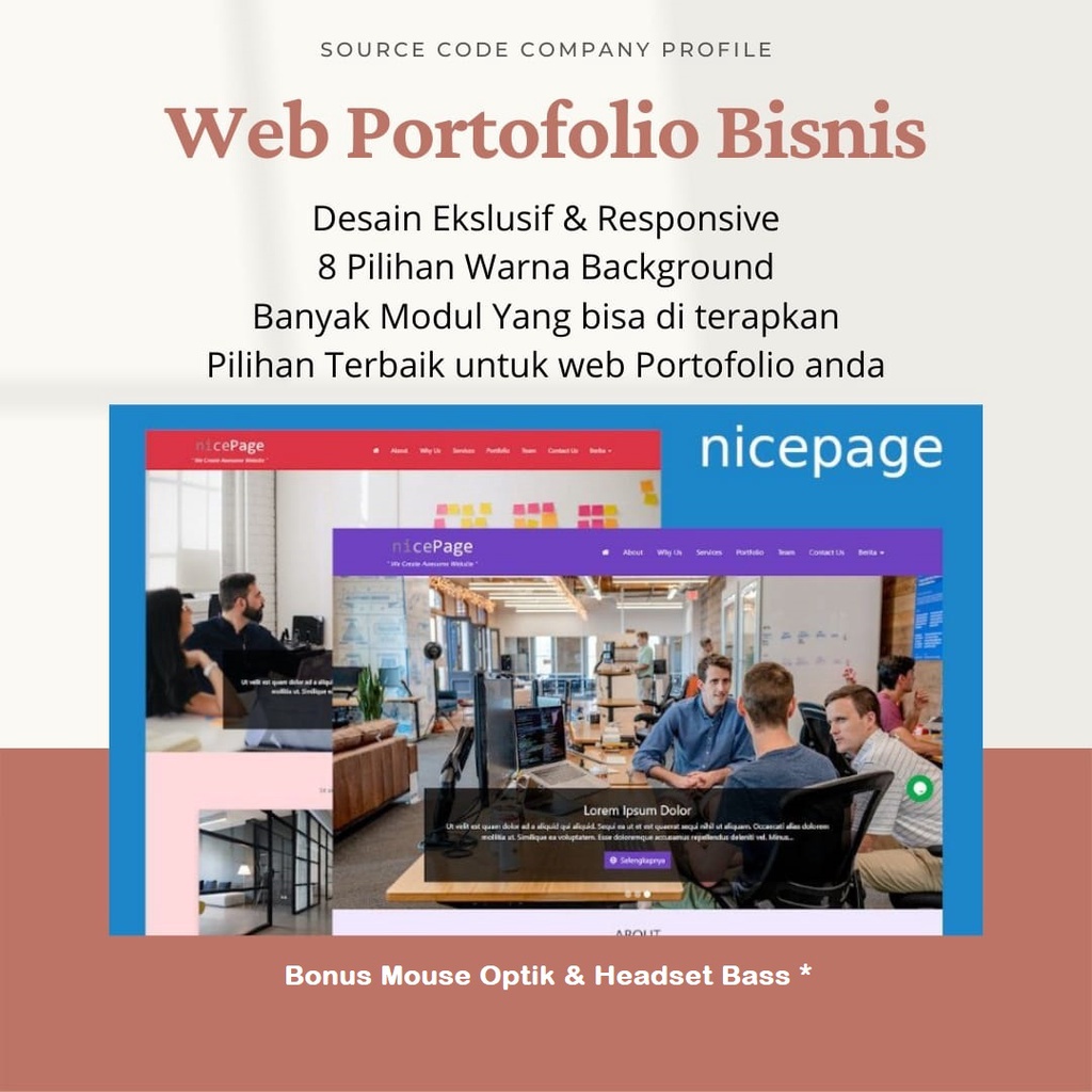 Jual Source Code Web portofolio Codeigniter 3 Versi 3 | Shopee Indonesia