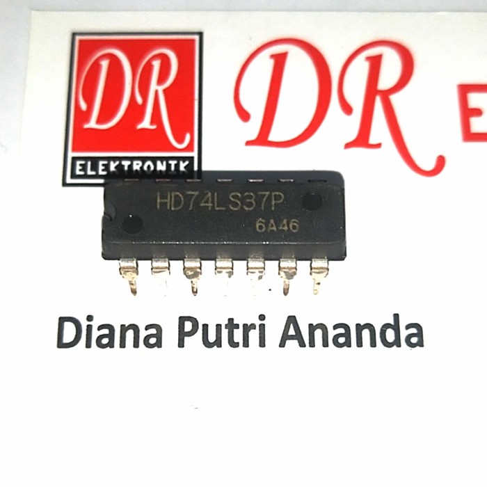 Jual IC 7437 CD7437 Integrated Circuit TTL SN74HC37N DIP 74HC37 NAND ...