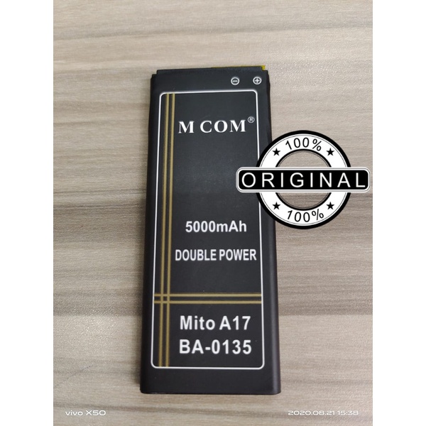 Jual Battery Batre Baterai Double Power Mcom Mito A17 Fantasy X BA-000135 BA000135 Kapasitas ...