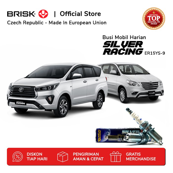 Jual Busi Mobil Toyota Innova Brisk Silver ER15YS-9 | Shopee Indonesia