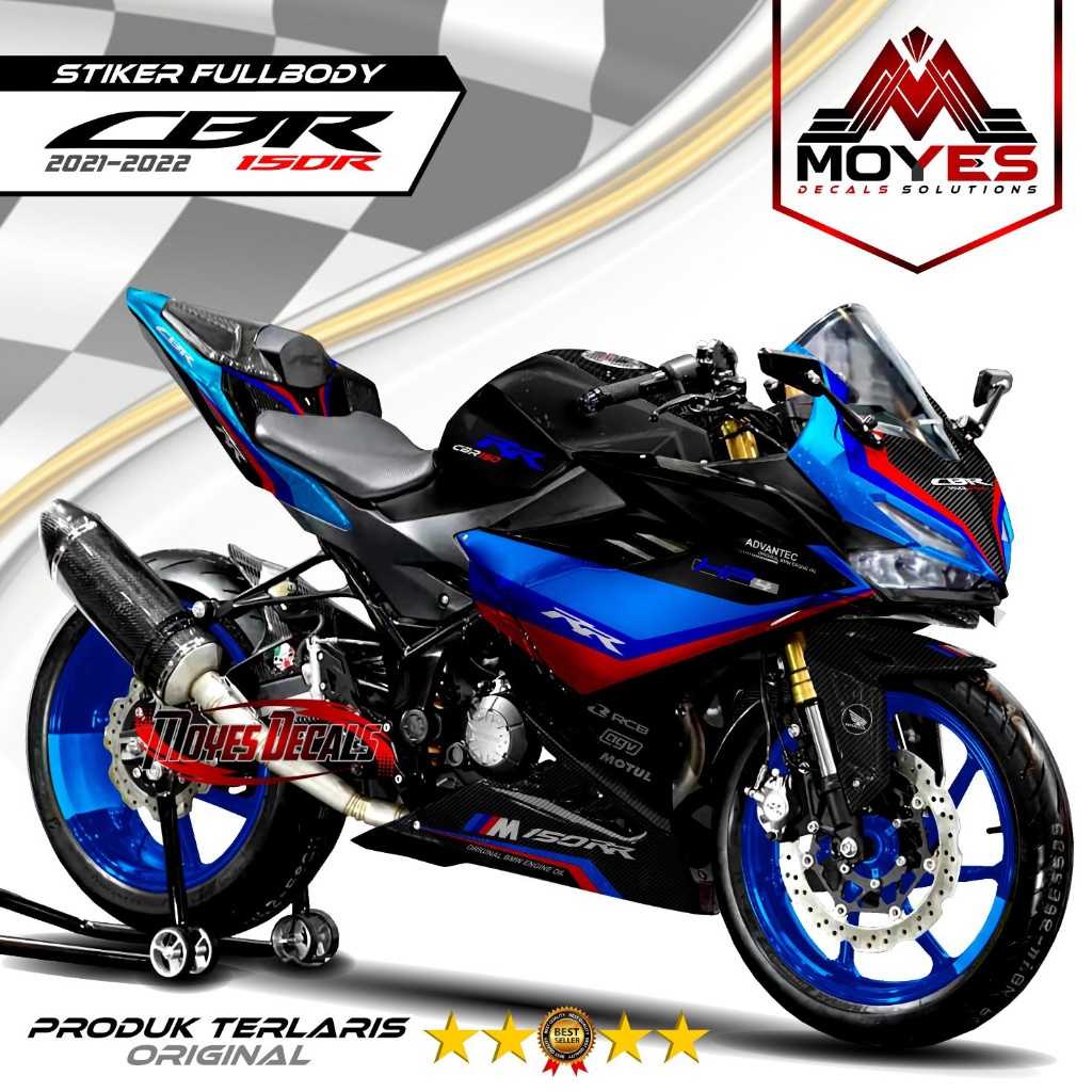 Jual Decal CBR150R 2021 Fullbody Stiker Variasi CBR 150R 2022 Fullbody Dekal CBR 150 K45R ...