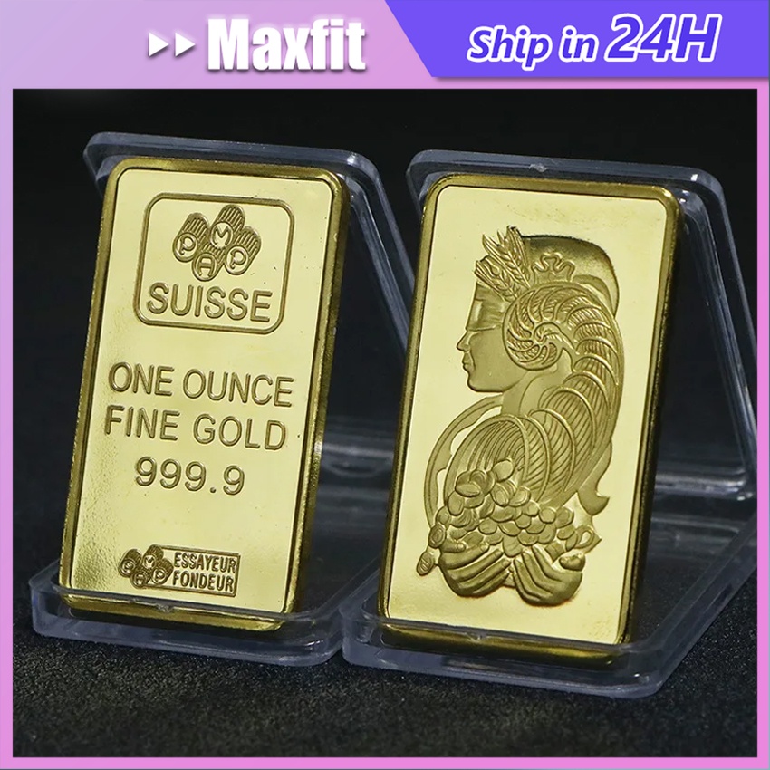 Jual Replika Emas Murni Logam Mulia Koin Emas Souvenir Persegi Asli 999 ...