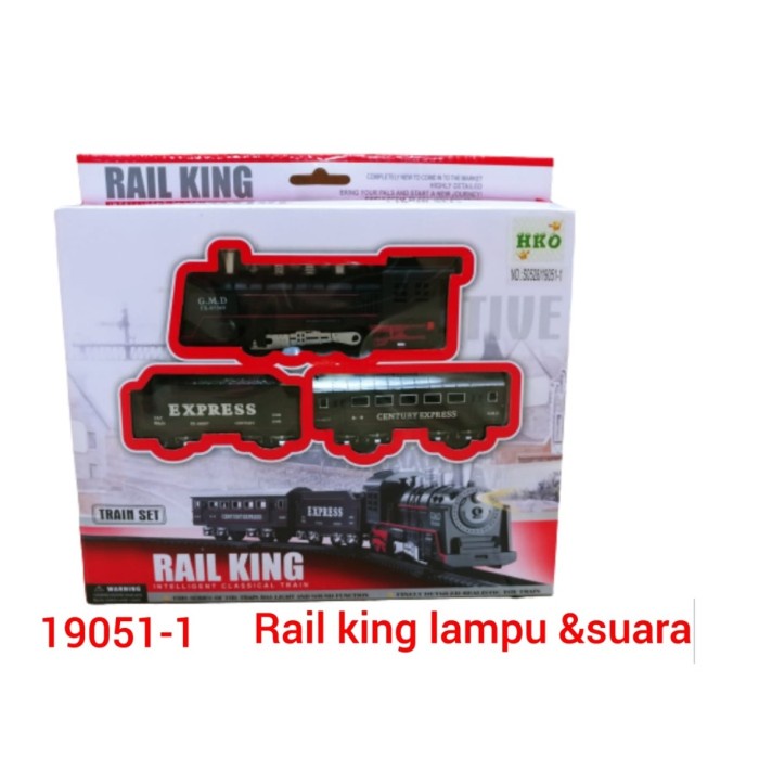 Jual Merci Mainan Anak Rel Kereta Api Anak - Rail King Express Train ...