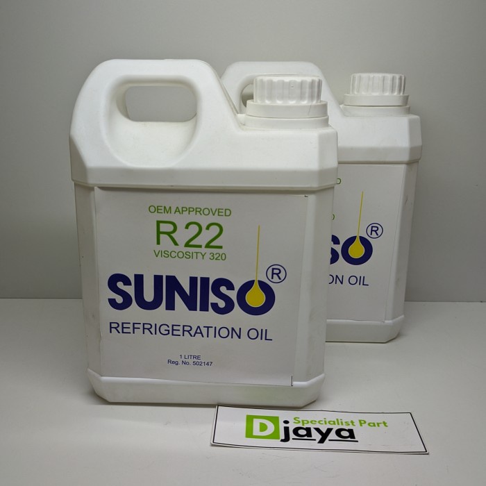 Jual OLI KOMPRESOR AC R22 SUNISO | REFRIGERATION OIL SUNISO 1 LITER ...