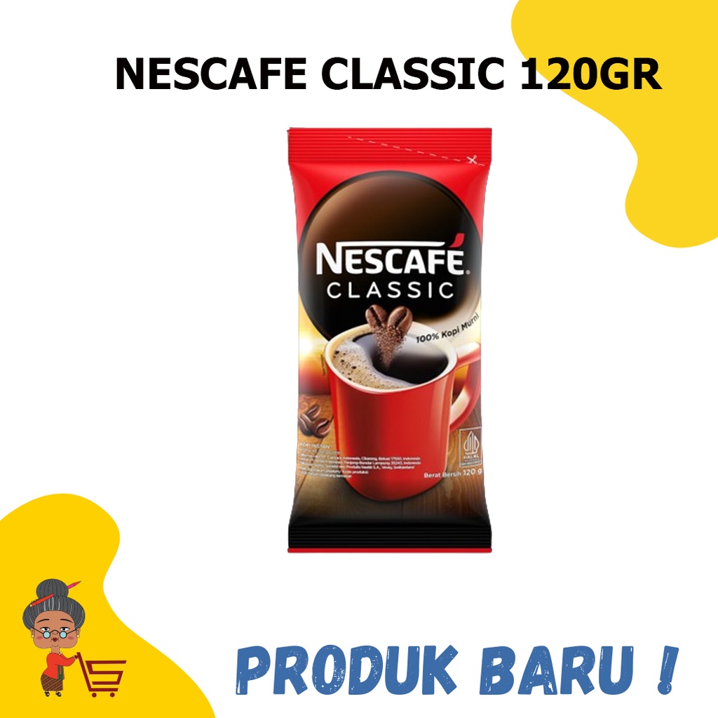 Jual NESCAFE CLASSIC 120GR / NESCAFE CLASSIC BAG / NESCAFE CLASSIC ...