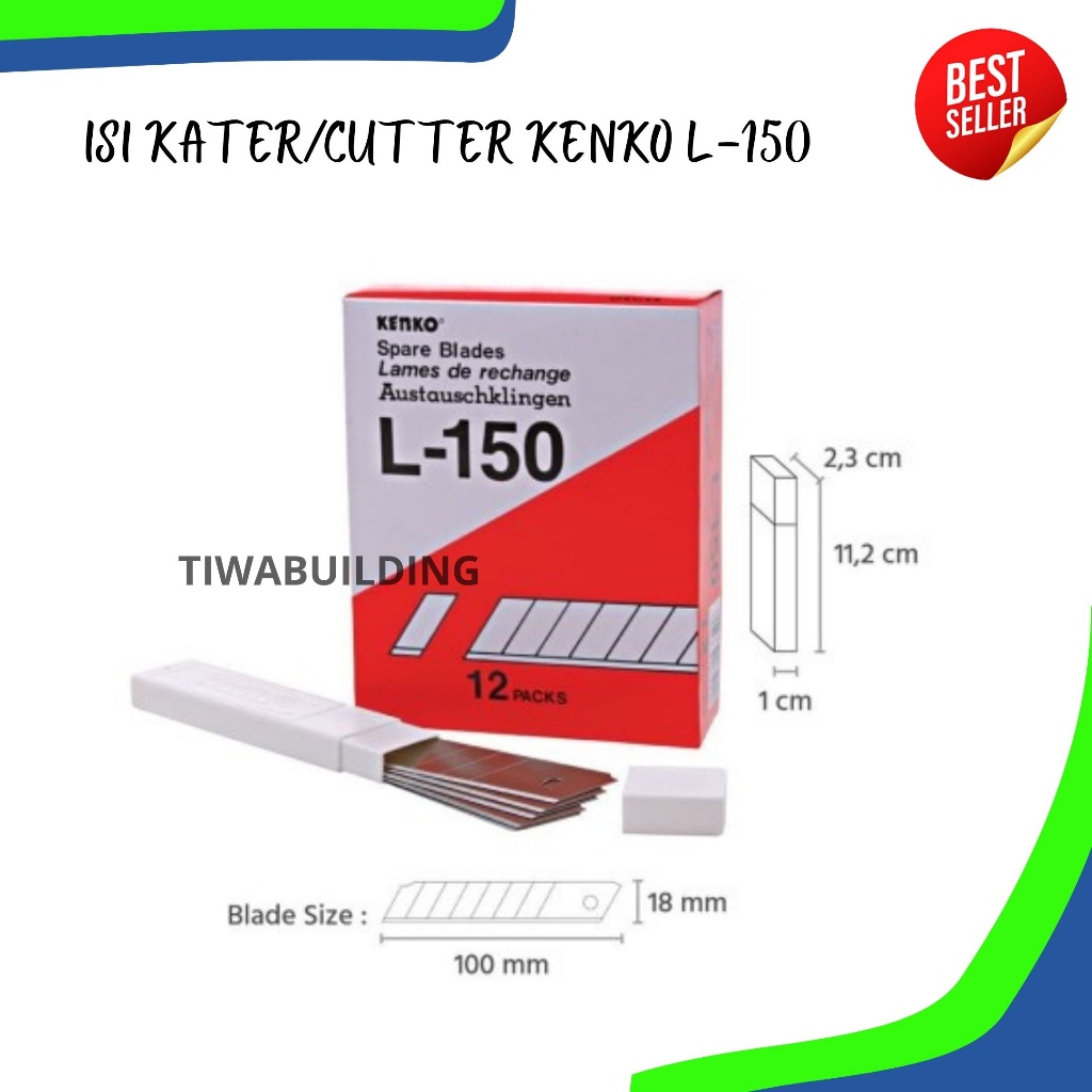 Jual ISI KATER/CUTTER KENKO L-150 | Shopee Indonesia