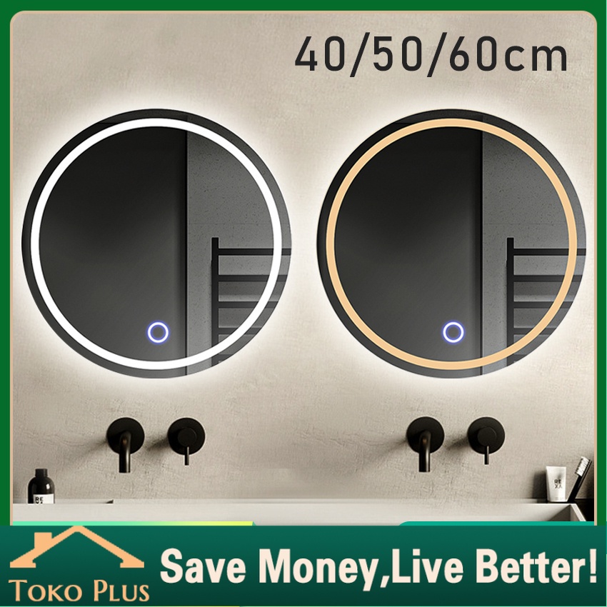 Jual Cermin Led Touch Screen Aesthetic Dinding kamar mandi Kaca Cermin ...