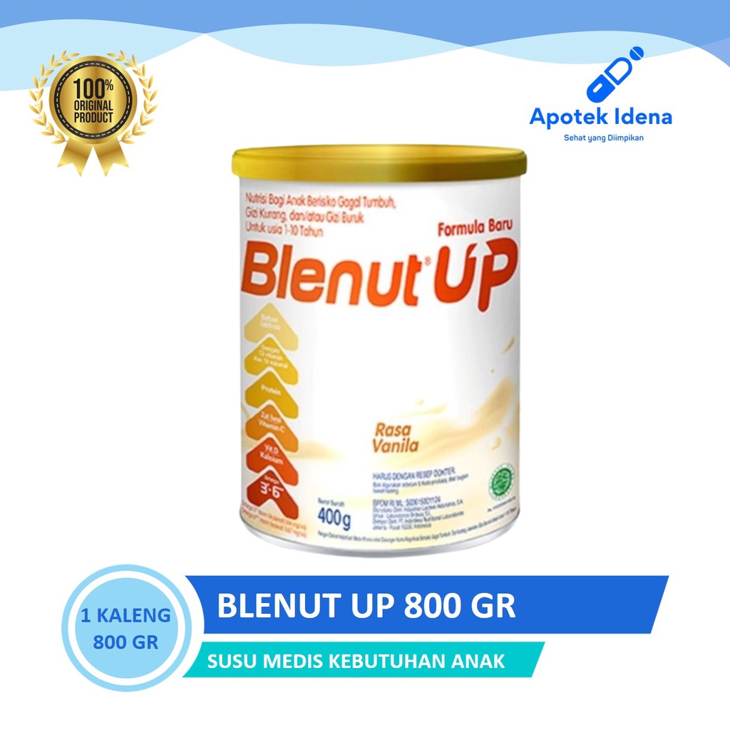 Jual BLENUT UP 800 GR -Susu Khusus medis Pertumbuhan untuk Anak Kurang ...