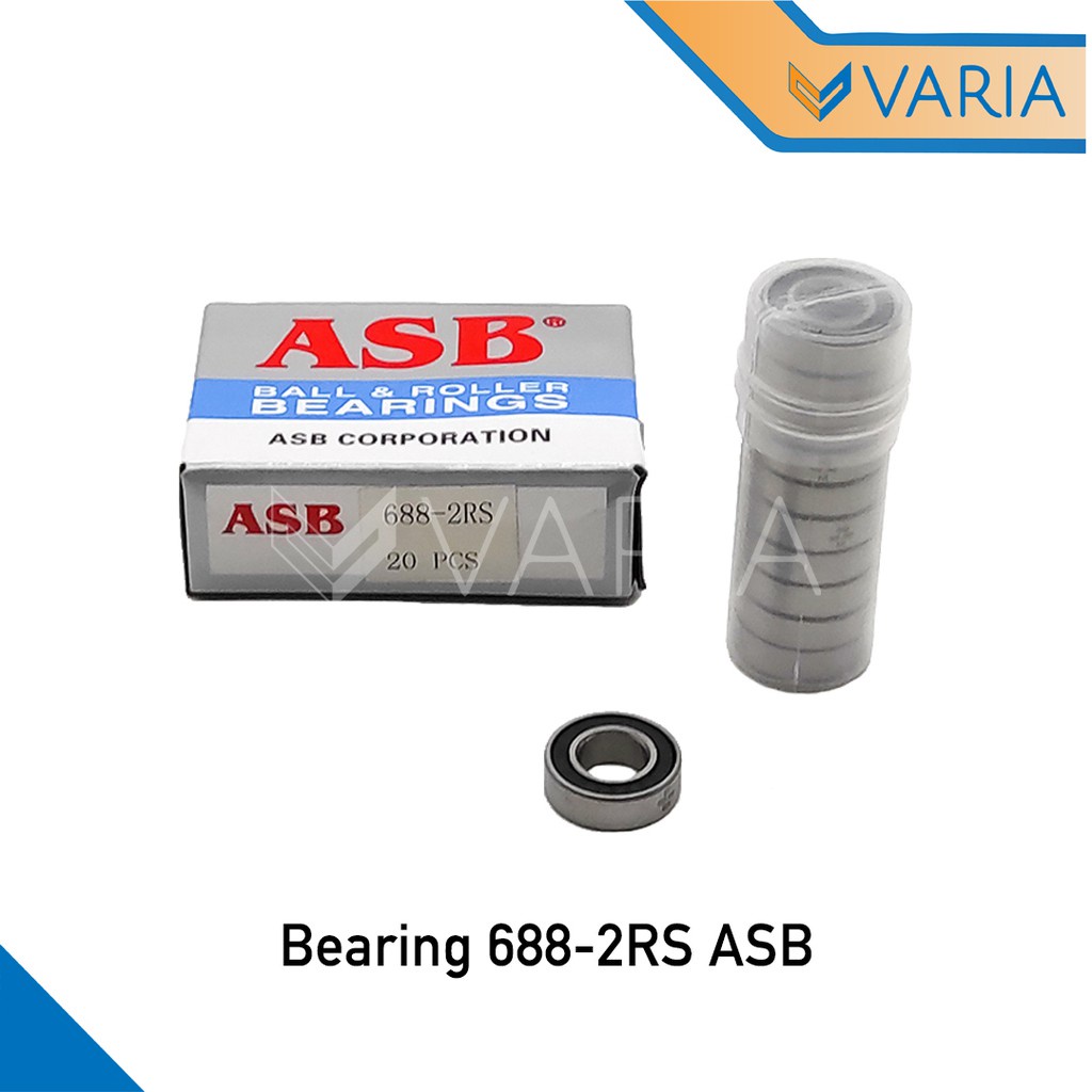 Jual Bearing / Laher 688 2RS Tutup Karet Double ASB | Shopee Indonesia