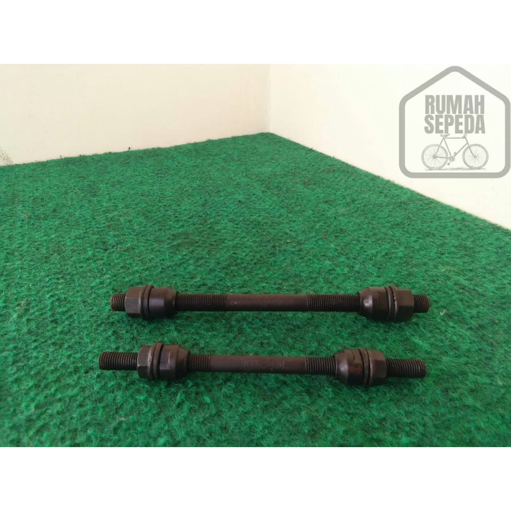 Jual AS RODA SEPEDA AS / SPINDLE Roda DEPAN atau BELAKANG Sepeda MTB ...