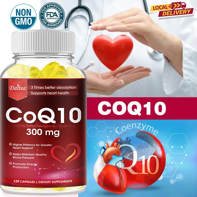 Jual CoQ10 300 Mg, Coenzyme Q10 Helps Support Heart Health, Vegan ...