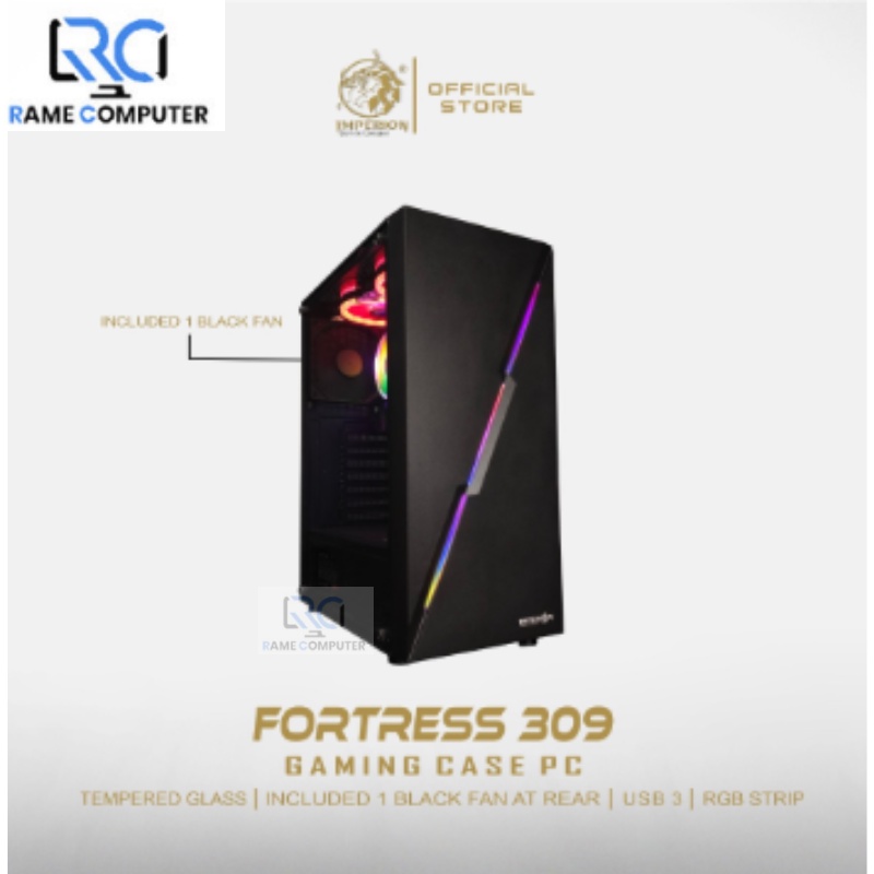 Jual Computer Case / PC Case Imperion Fortress 309 / Casing Gaming ...