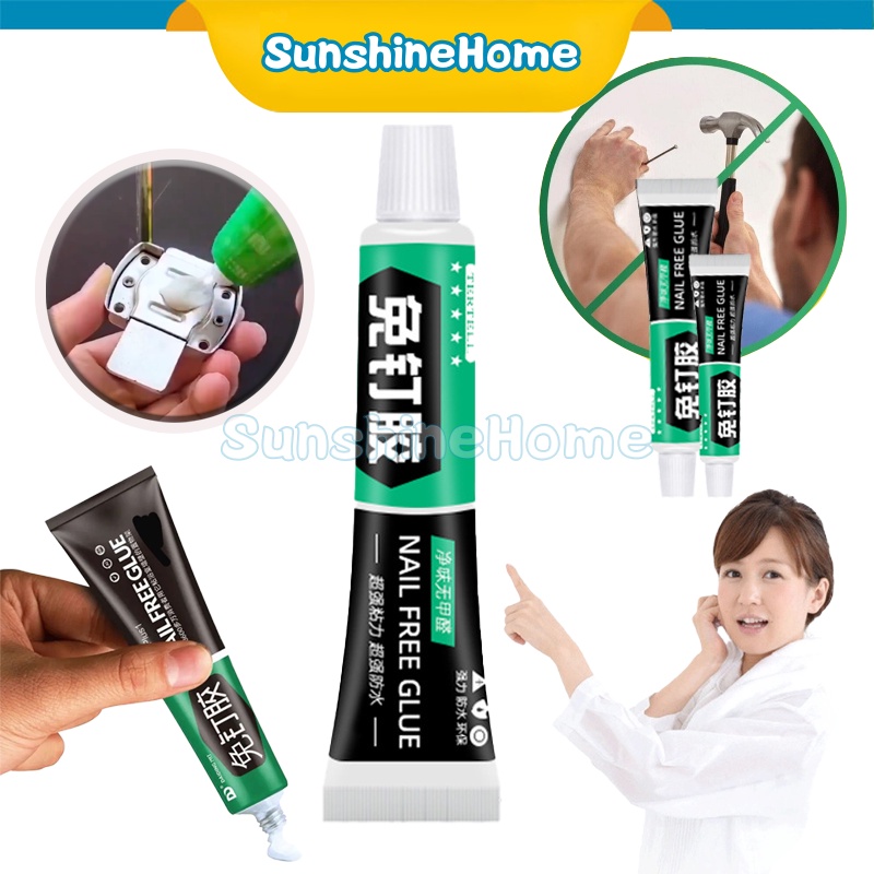 Jual Lem Pengganti Paku Tembok Adhesive Glue/Perekat Super Kuat ...