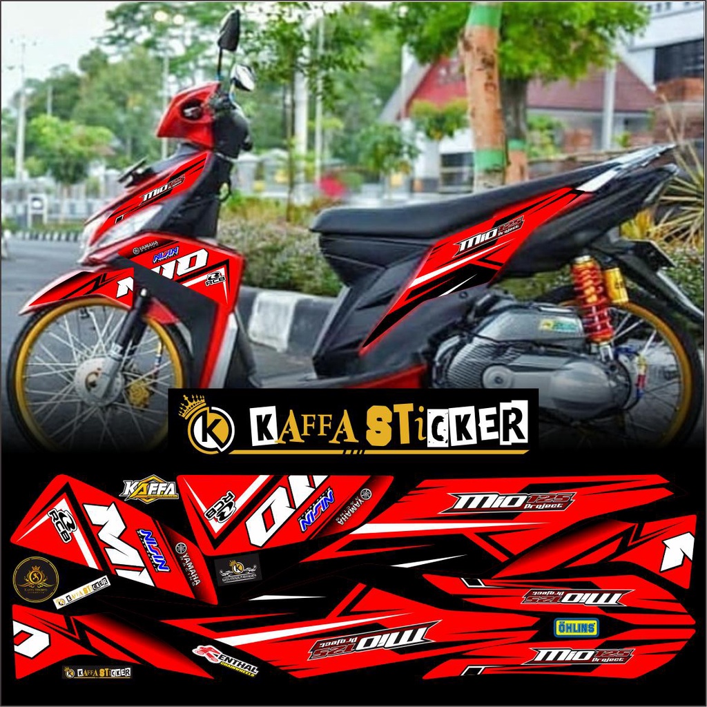 Jual STIKER MOTIP Stiker Striping Lis MIO M3 / Mio Z / Mio 125 Tahun ...