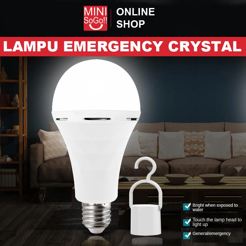Jual Lampu Emergency LED 10/15/23W Bohlam LED AC/DC Lampu Pasar Malam ...