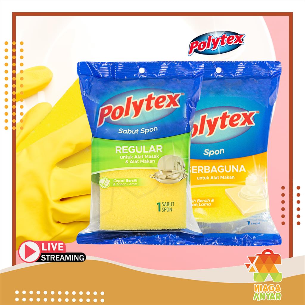 Jual NAS Polytex Spon Serbaguna / Spons Sponge Cuci Piring / Spons Cuci Piring / Spon Busa ...