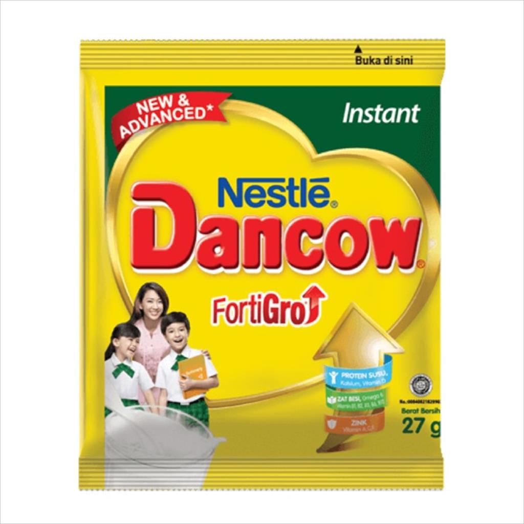 Jual Dancow Fortigo Susu Bubuk Instant [26 gr x 10 sachet] 1 renceng ...