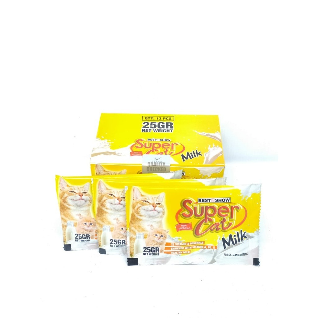 Jual Super Cat Milk for Cats and Kittens 25 gram - Susu Anak Kucing dan ...