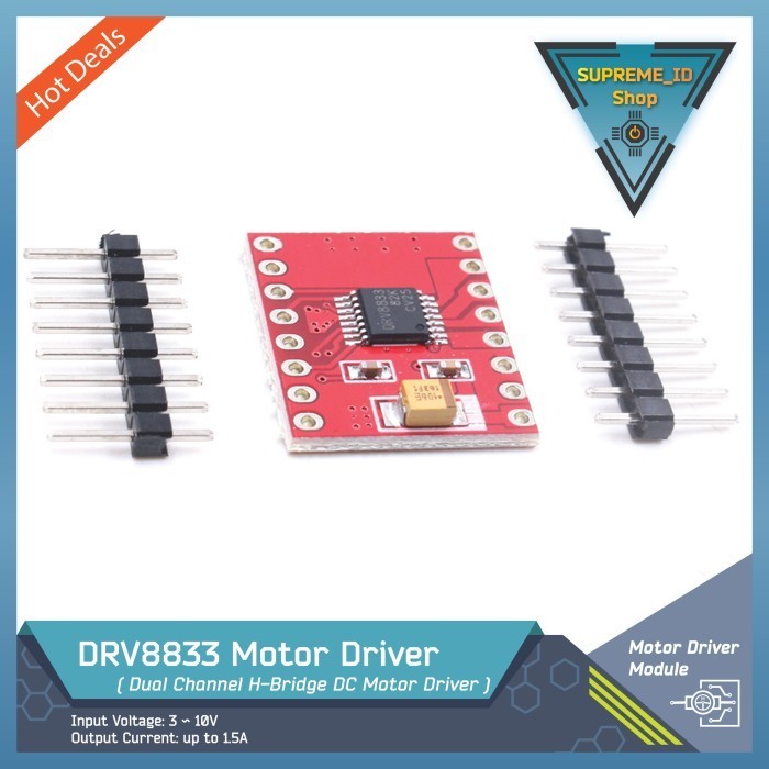Jual DRV8833 Dual Channel H-Bridge DC Motor Driver | Shopee Indonesia