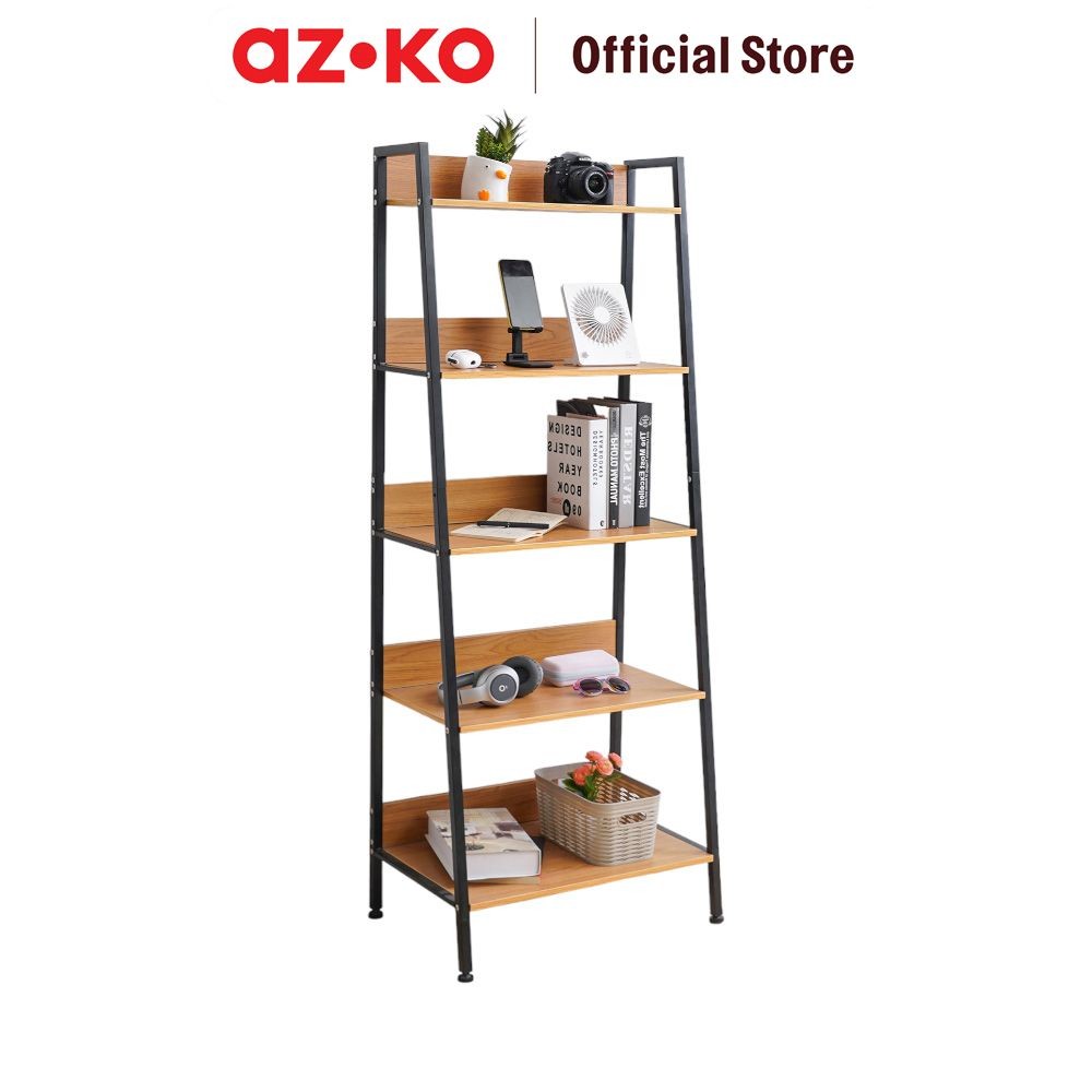 Jual AZKO Masterspace Rak Buku 5 Tingkat - Hitam Bookshelf Books ...