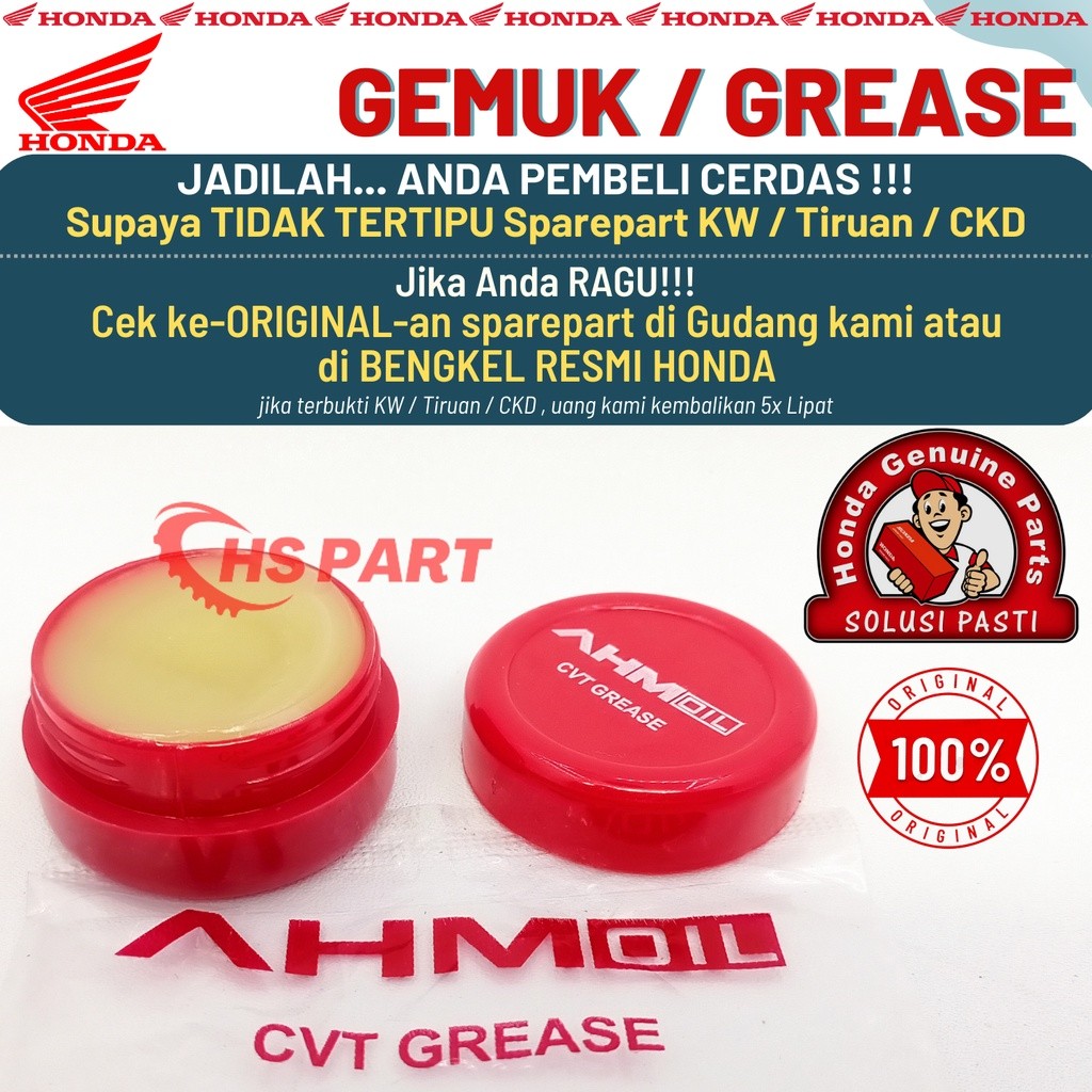 Jual Grease CVT Honda Original , Gemuk CVT , Gemuk Motor , Original ...