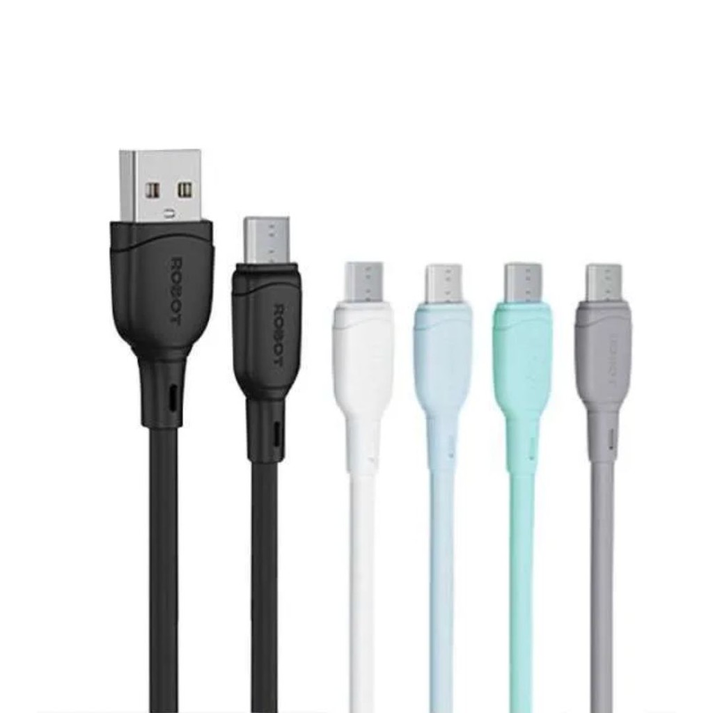 Jual Robot RBM100 II Kabel Data Micro USB Fast Charging 2.1A | Shopee Indonesia
