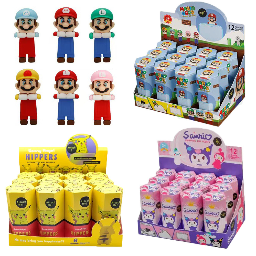 Jual Hot Sonny Angel Blind Box Super Mario Sanrio Pikachu Surprise ...