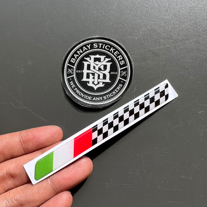 Jual Sticker Stiker Emblem ITALY BENDERA Timbul | Shopee Indonesia