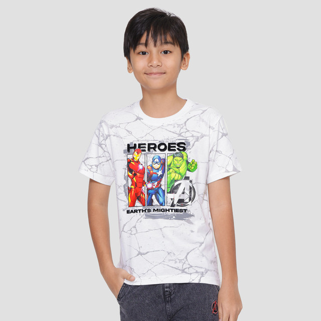 Jual Marvel Avengers Heroes Iron Capt Hulk Kaos Anak Laki-Laki 121657002 | Shopee Indonesia