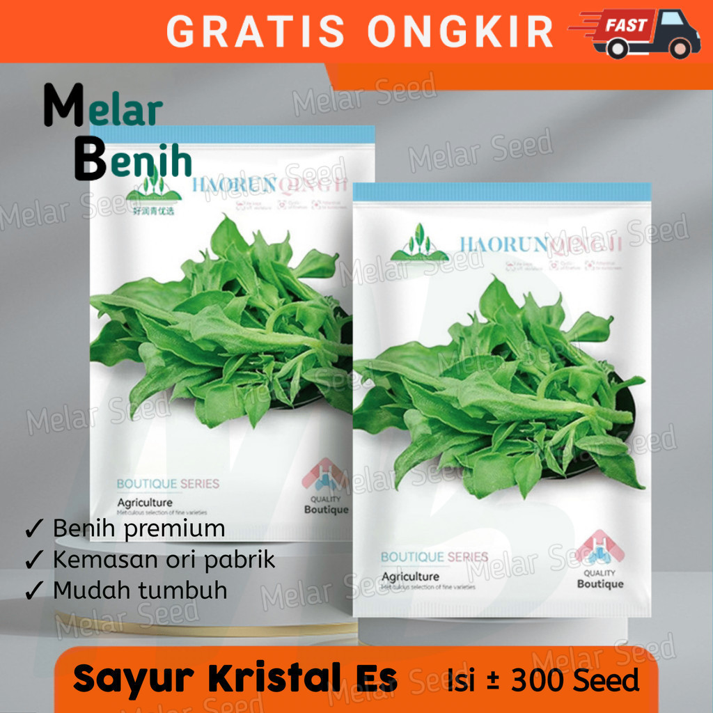 Jual OL - BENIH SAYUR KRISTAL ES BERKUALITAS KEMASAN PABRIK-BIBIT SAYUR ...