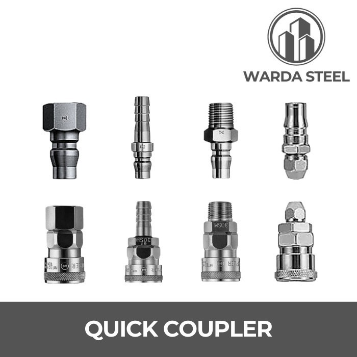 Jual Quick Coupler PF40 PH40 PM40 PP40 SF40 SH40 SM40 SP40 - Sambungan Selang Angin Kompresor 1/ ...