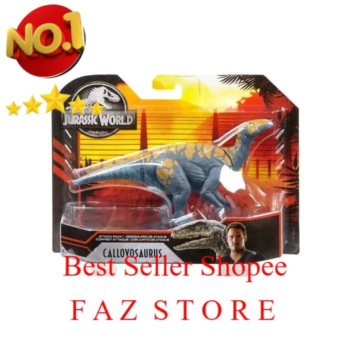 Jual Toy Mattel Jurassic World Attack Pack Callovosaurus FAZ Store ...