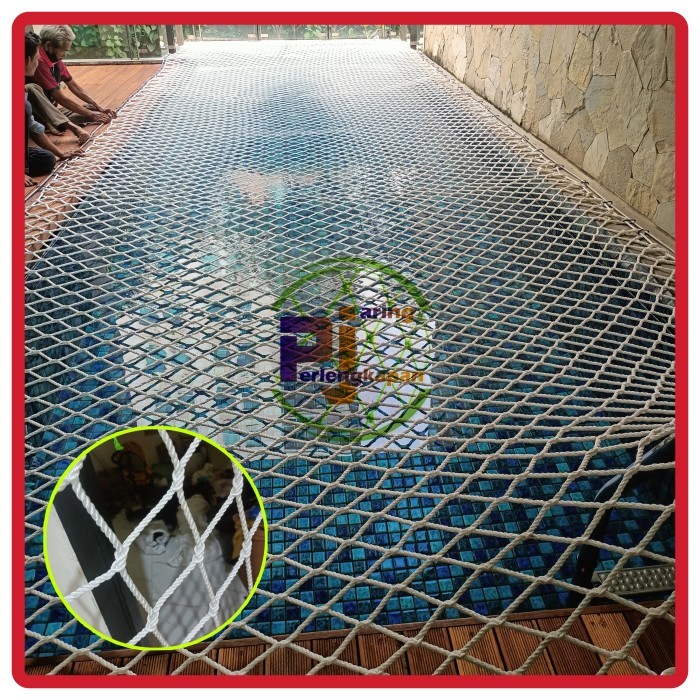 Jual jaring pengaman kolam renang bahan nilon 6mm | Shopee Indonesia