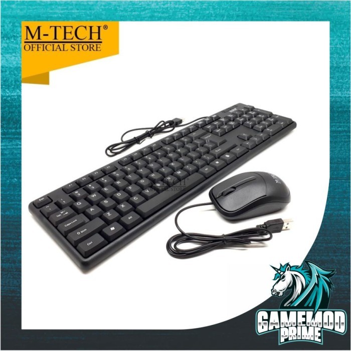 Jual M-Tech Original Keyboard Combo Mouse STK-05 WIRED USB | Shopee ...