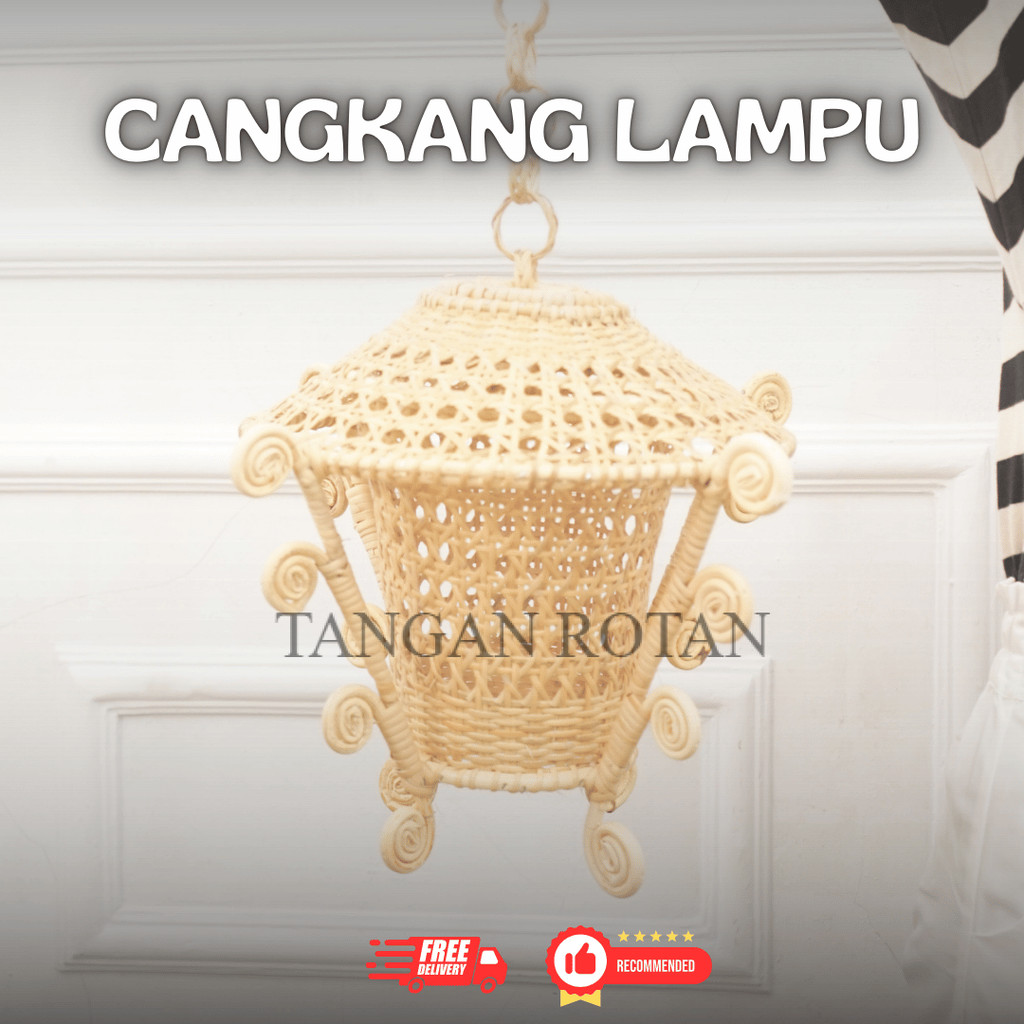 Jual Kap Lampu Rotan Premium – Anyaman Kuat & Berkualitas, Finishing ...