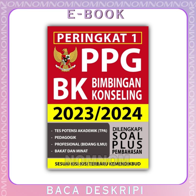 Jual PERINGKAT 1 PPG BK BIMBINGAN KONSELING 2023/2024 | Shopee Indonesia