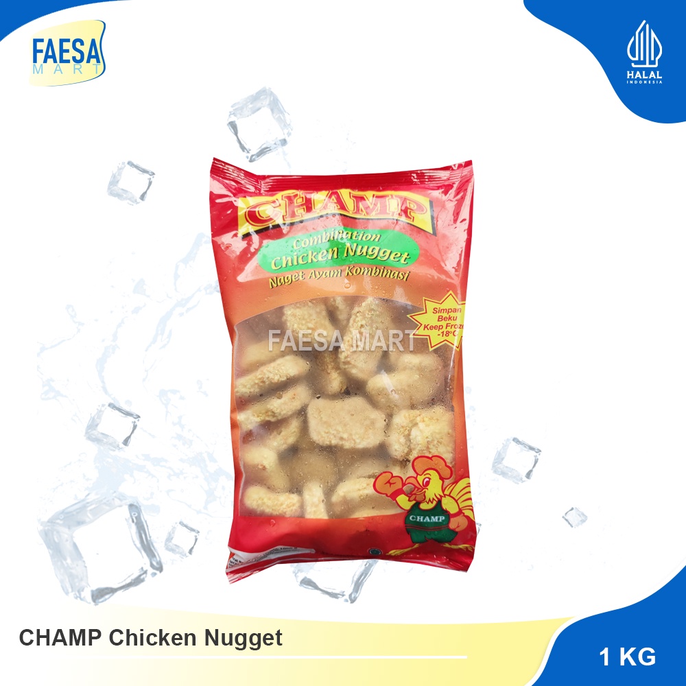 Jual CHAMP Chicken Nugget 1kg | Shopee Indonesia