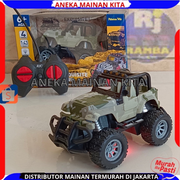 Jual MAINAN MOBIL REMOTE CONTROL OFF ROAD- RC JEEP ROCK CRAWLER OFFROAD ...