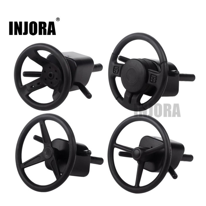 Jual INJORA Plastic RC Car Steering Wheel for 1:10 RC | Shopee Indonesia