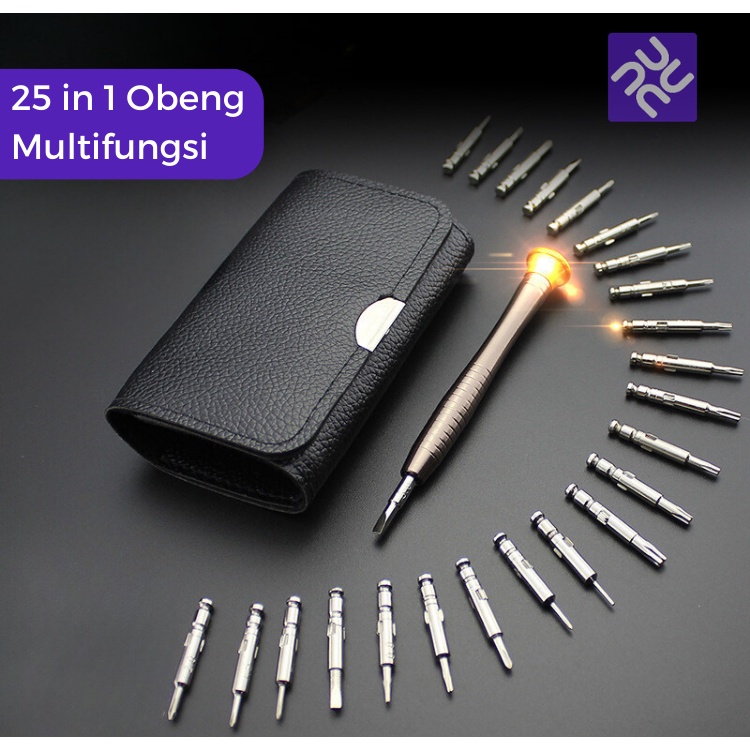 Jual ULTRALIT 25 in 1 Obeng Reparasi Torx Set Multifungsi / Obeng Set Reparasi Smartphone ...