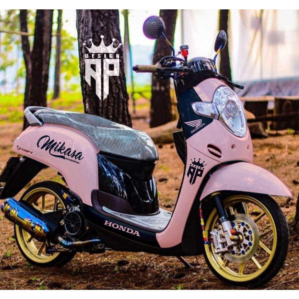 Jual decal sticker scoopy full body FI scopy dekal stiker2022 karbu FI ...