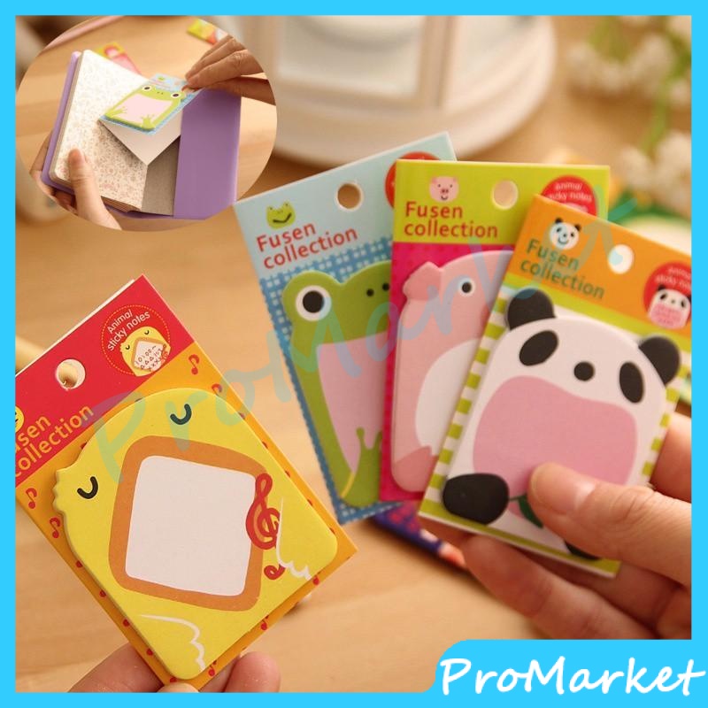 Jual A3 Sticky Notes Memo Animal / Kertas Memo Karakter Stationary ...