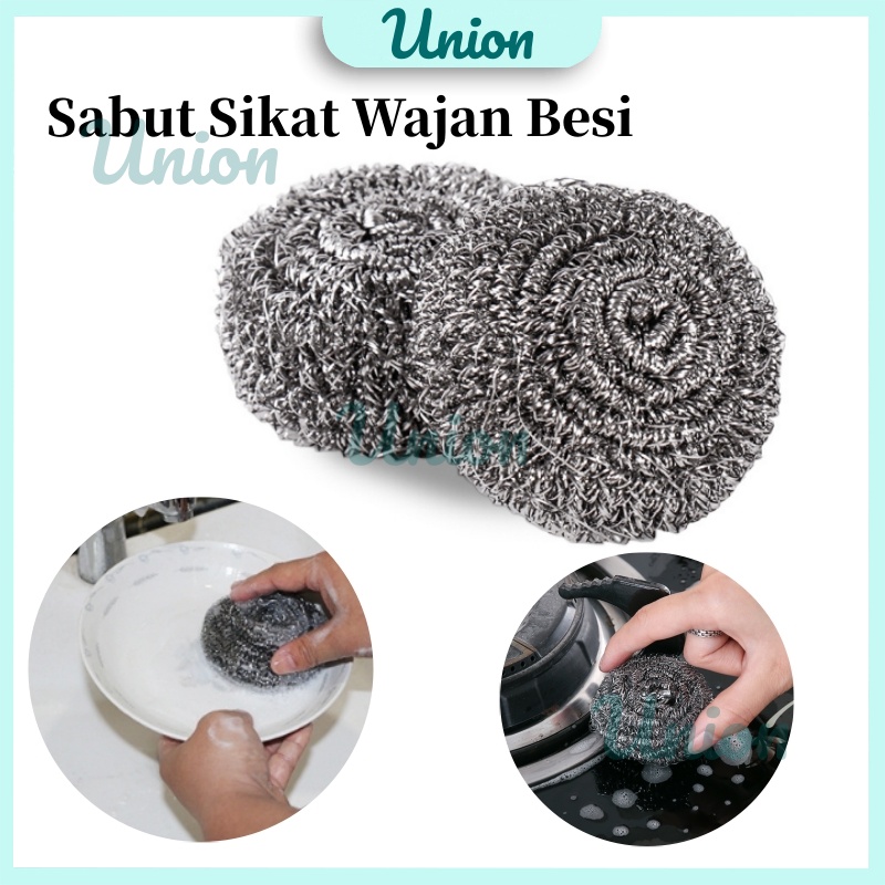 Jual UM Sabut Sikat Wajan Besi / Kawat Cuci Piring Serbaguna / Steel ...