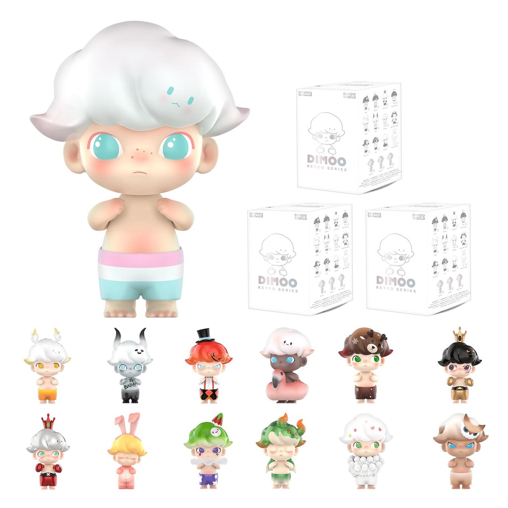 Jual Dimoo Retro Series CASE Original Pop Mart - Mainan Action Figure ...