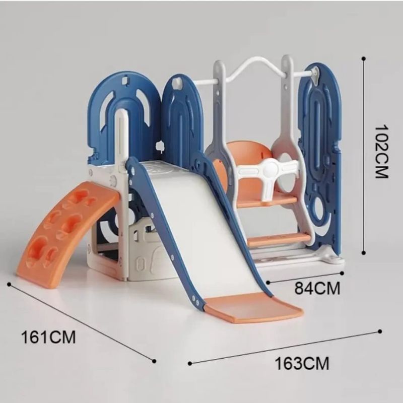 Jual Perosotan set anak dengan setir mobil luncuran ayunan mini ...