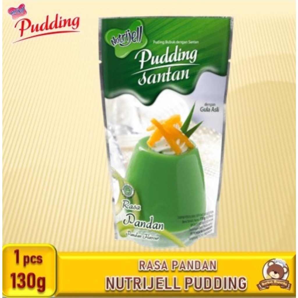 Jual Nutrijell Pudding Rasa Pandan 130g Powder Bubuk Puding | Shopee ...