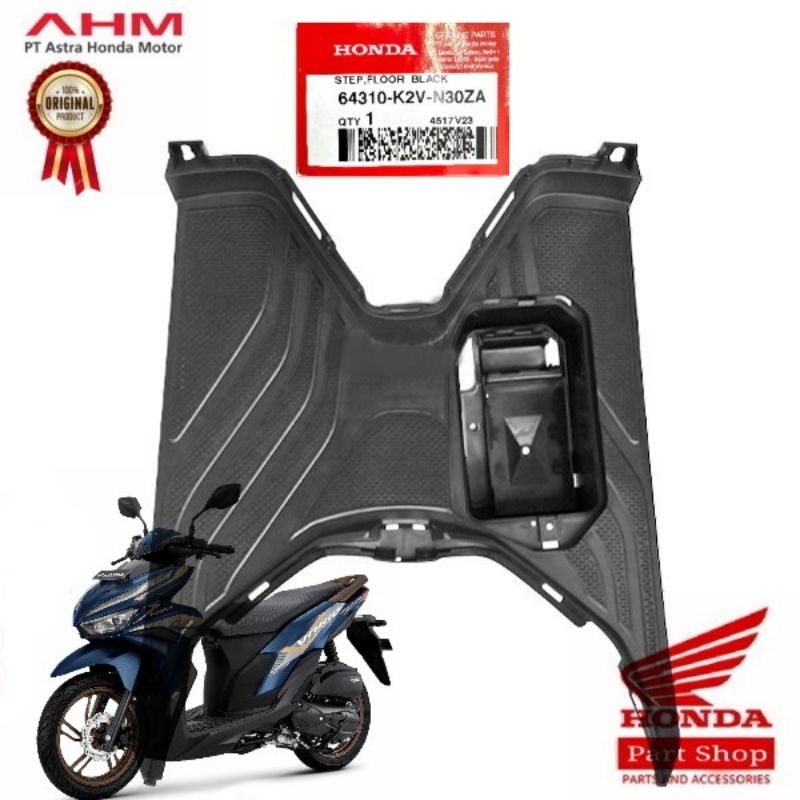 Jual 64310-K2V-N30ZA Step Floor cover Lantai Pijakan Vario 125 New 2023 Original cjr | Shopee ...